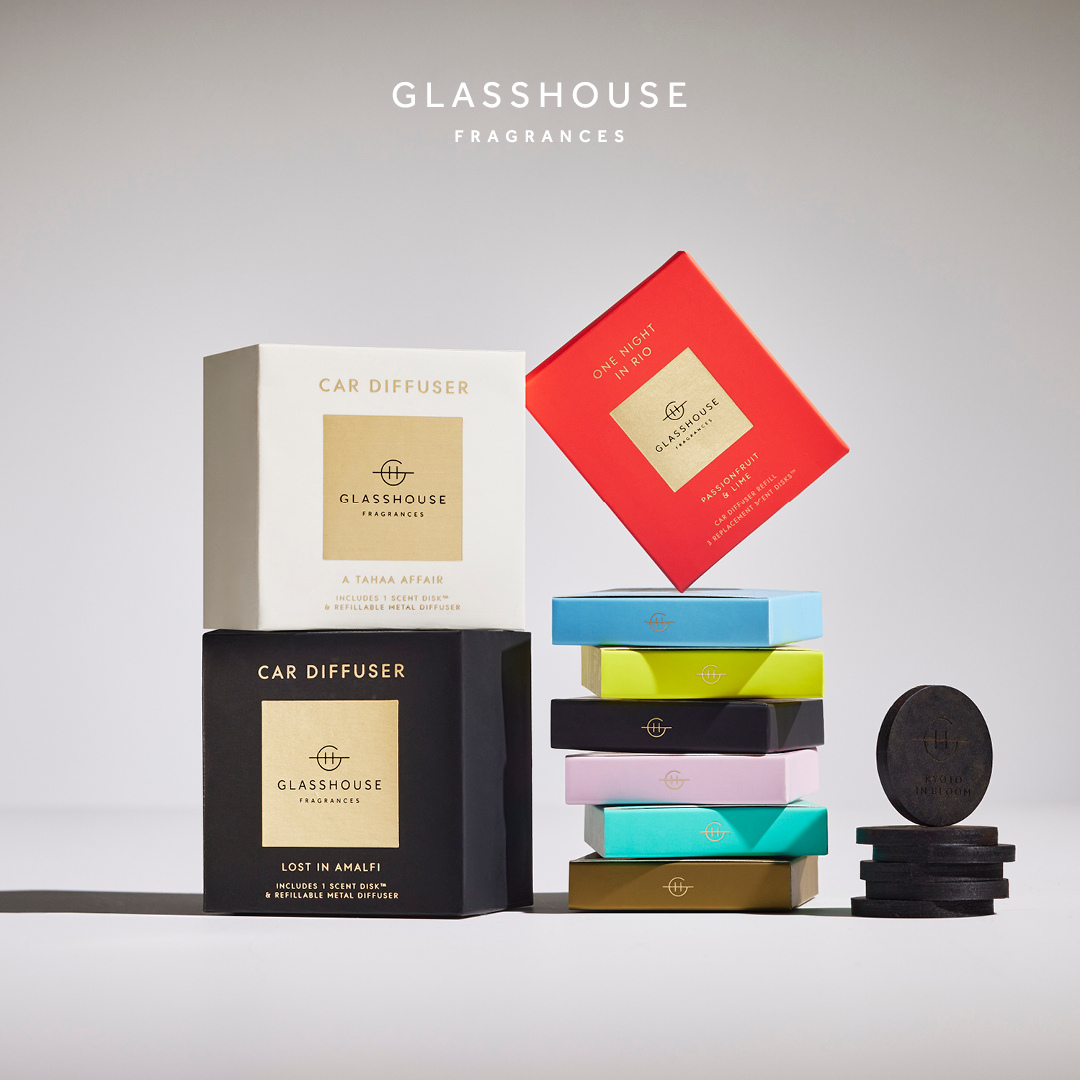Car Diffuser Refill| Glasshouse Fragrance — Irelands Florist